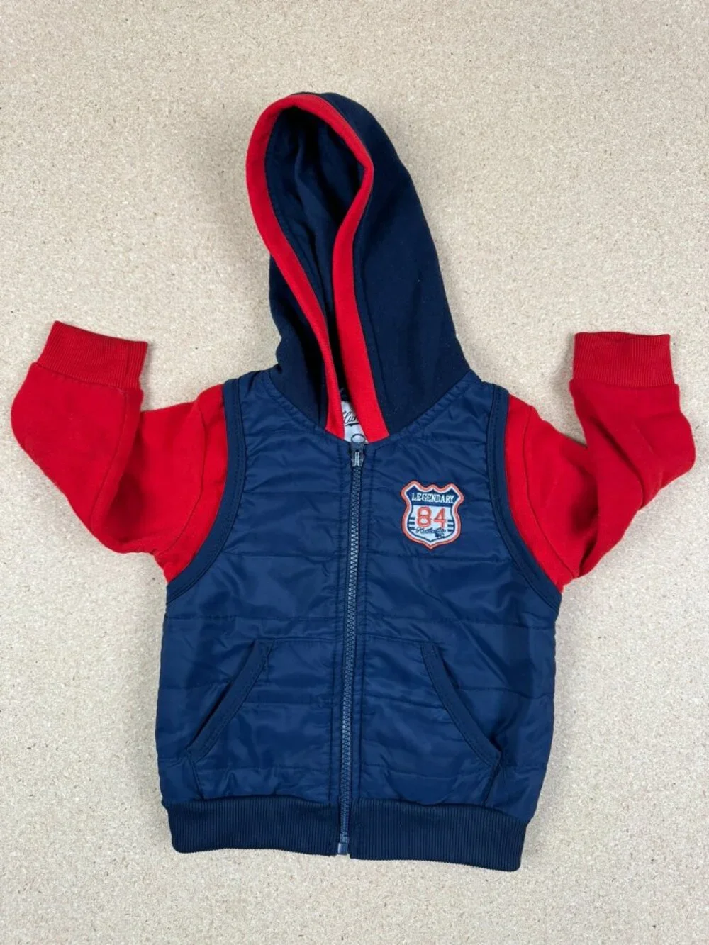Jackets & Coats | Huntington Bc Toddler Boy 2t Jacket Navy Blue Red ...